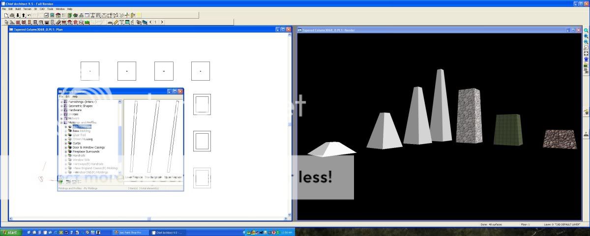 How Are Tapered Columns Made?